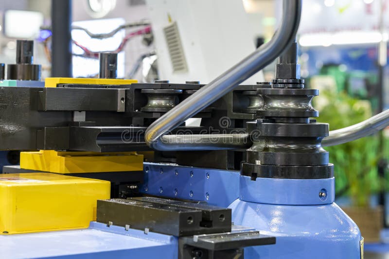 Close Up Workpiece and Bending Clamp Die Component Set of Precision ...