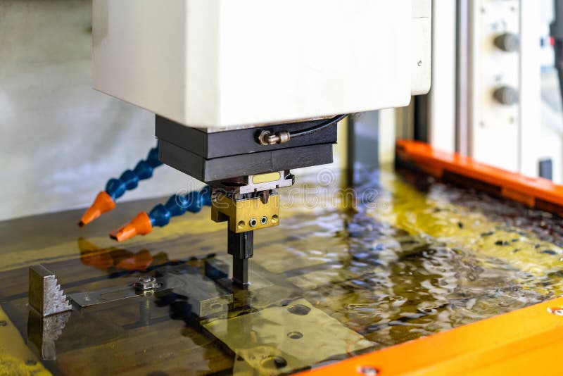 The EDM, Electrode Discharge Machine Operation with the Mold Part by ...