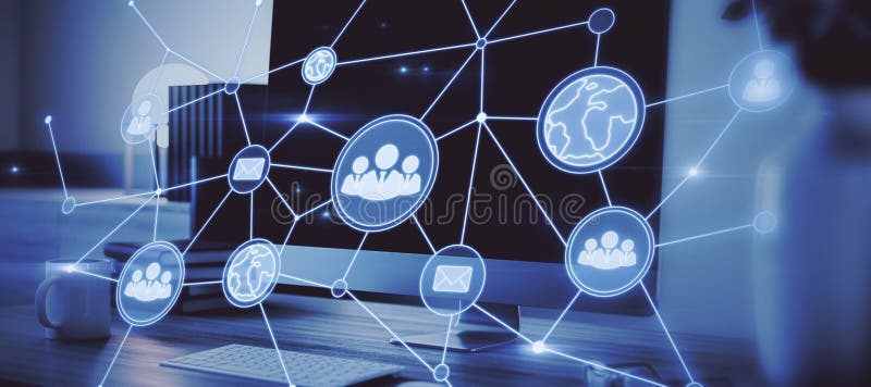 1,530 People Digital Connections Background Stock Photos - Free ...