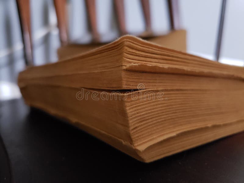 Close Up of a Worn Out Use Book Stock Photo - Image of close, book ...