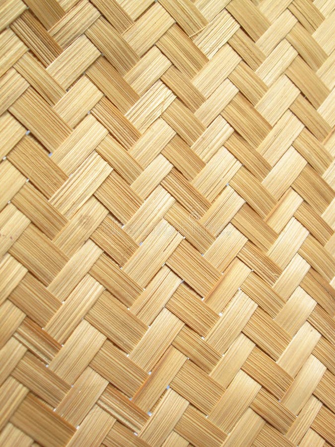 Close Up Woven Bamboo Pattern Stock Image - Image of basketry, natural ...