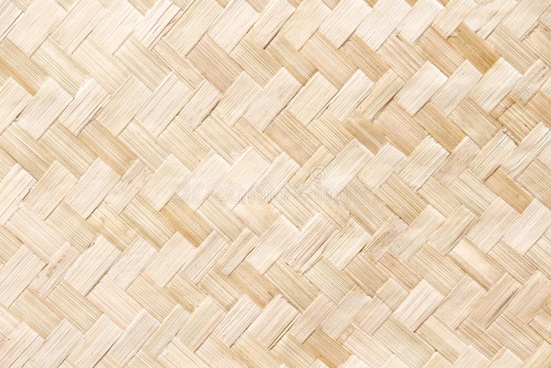 Woven Mat Crafts Pattern with Seamless Texture for Light Brown ...