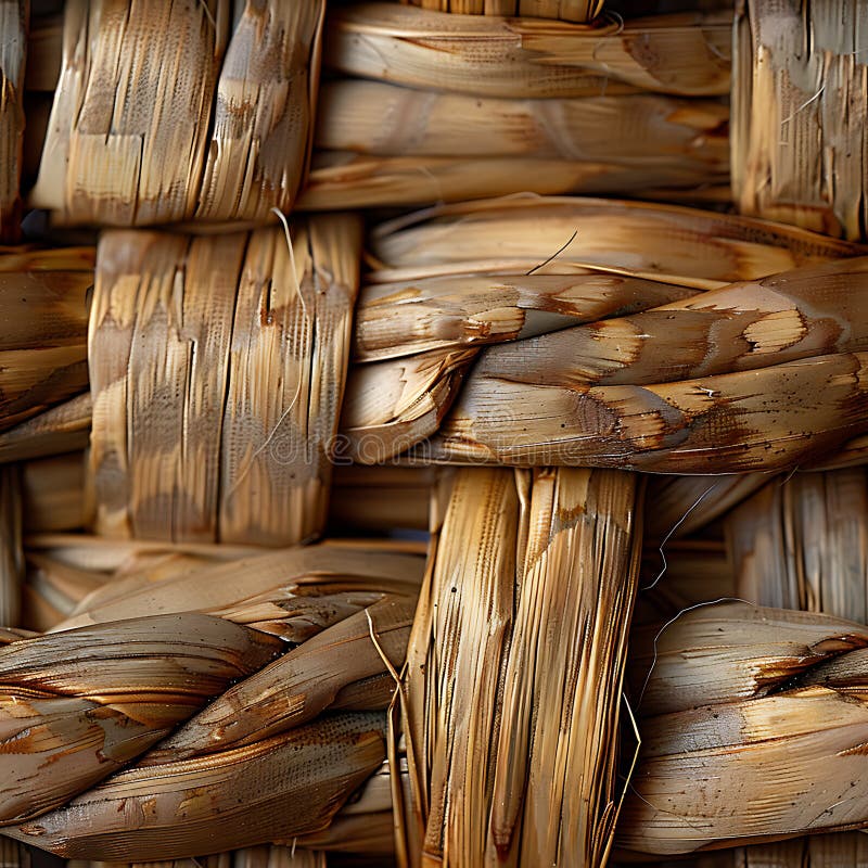Close Up Woven Rattan Repeating Pattern Stock Illustration ...
