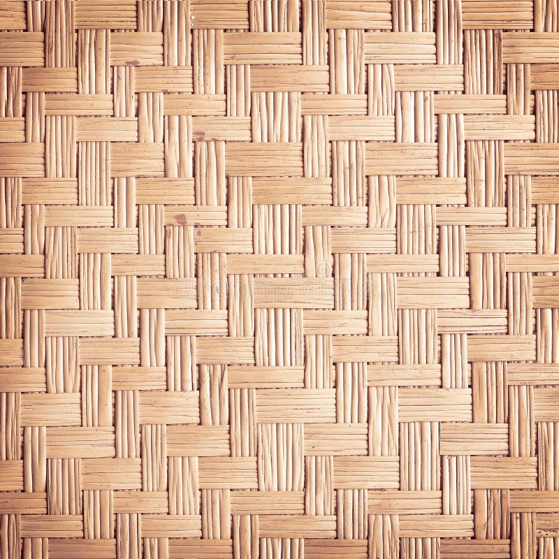 Close Up Woven Reed Pattern for Background Stock Image - Image of base ...