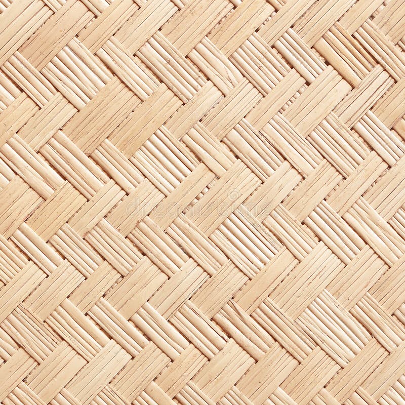 The Close Up of Woven Reed Pattern for Background Stock Image - Image ...