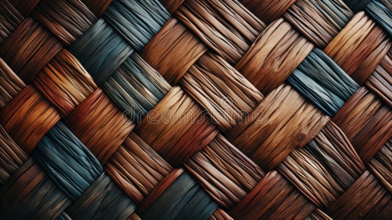 A Close Up of a Woven Surface Stock Illustration - Illustration of ...