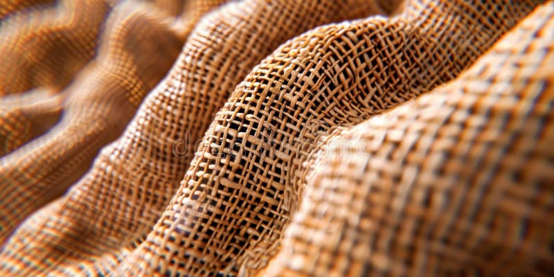 Close-Up of Woven Textile Pattern. Generative Ai Stock Illustration ...