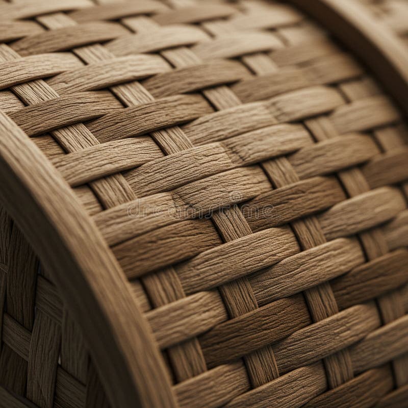 Close-up of a Woven Texture Composed of Interlaced, Uniform Strips of ...