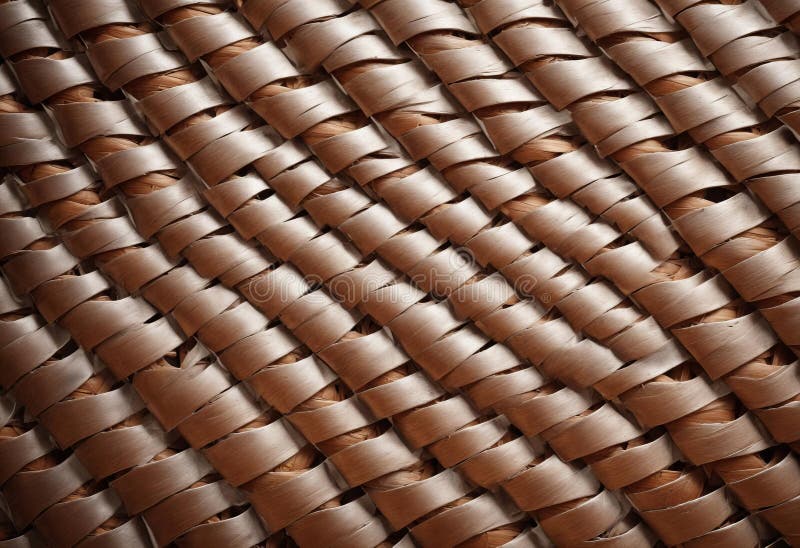 Close-up of a Woven Wicker Surfac Stock Illustration - Illustration of ...