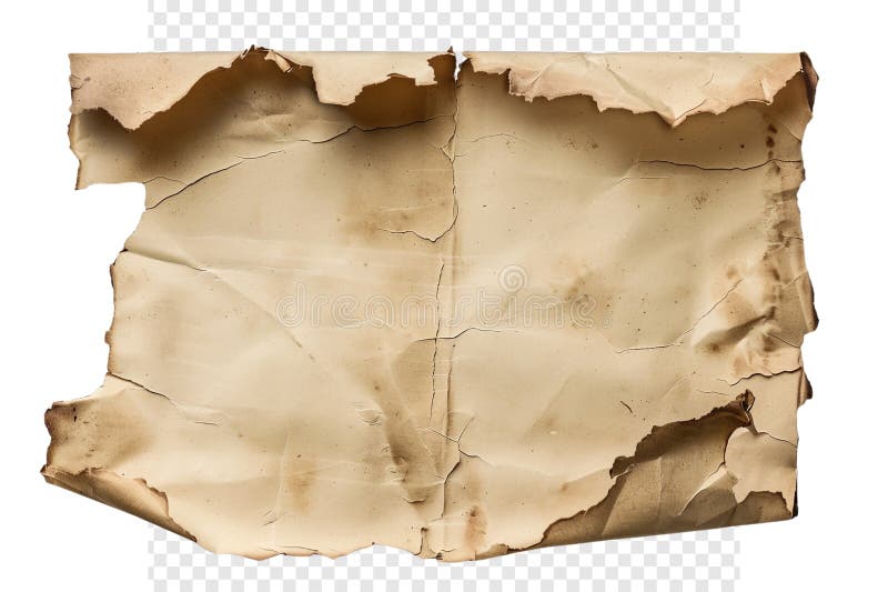 Old Burnt Paper Texture stock illustration. Illustration of rustic ...