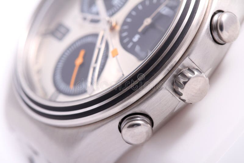 Close-up wrist-watch stock photo. Image of dial, close - 54053346