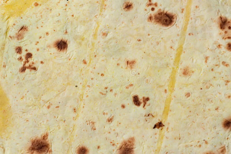 Close Up of Yellow Corn Taco Shell. Texture Stock Image - Image of corn ...