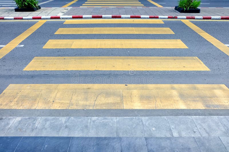 Close Up Crosswalk on Street Background. Stock Photo - Image of safety ...