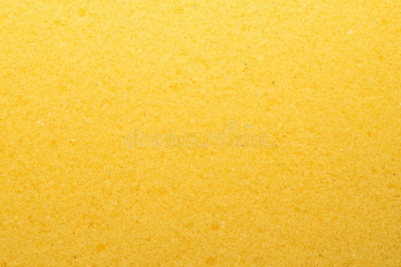 Close-up of Yellow Foamy Material Stock Photo - Image of close, surface ...