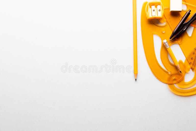 Close Up of Rulers from Metric and Imperial System on Plywood Room for ...