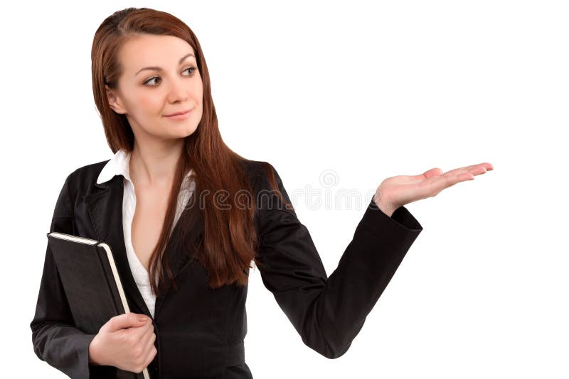Close-up of a Young Beautiful Woman Gesturing Stock Image - Image of ...