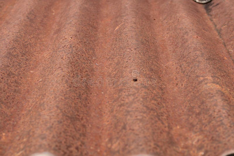 Close-up of Zinc Roof with Rust. Stock Photo - Image of hardwood, floor ...