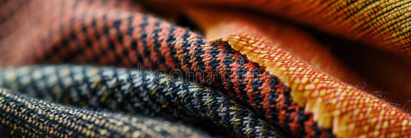 Close-ups of Fabric Textures and Patterns for Ethical Fashion. Natural ...