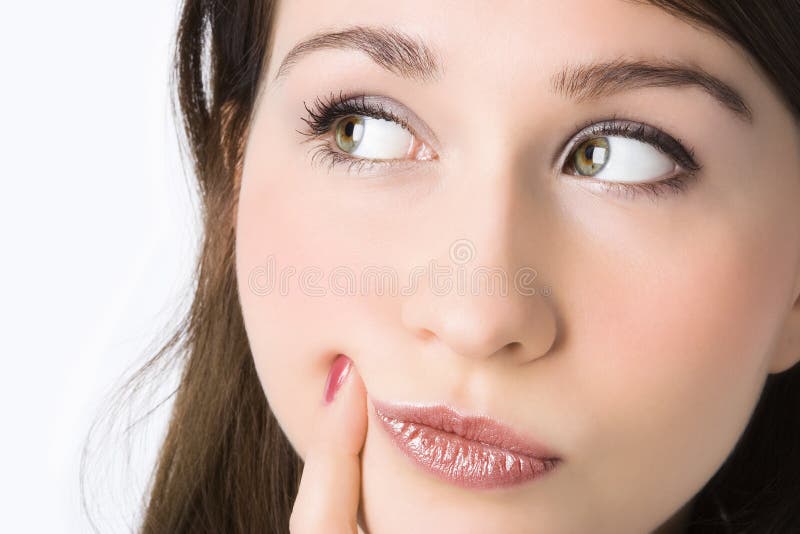 Close-ups portrait stock photo. Image of portrait, bright - 2166144