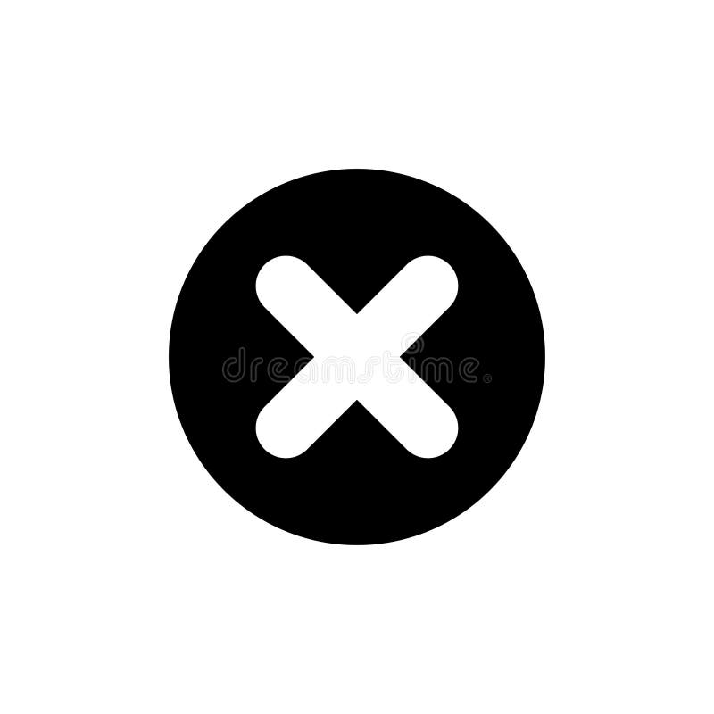 Close Vector . Delete Icon. Remove, Cancel, Exit Symbol Stock ...