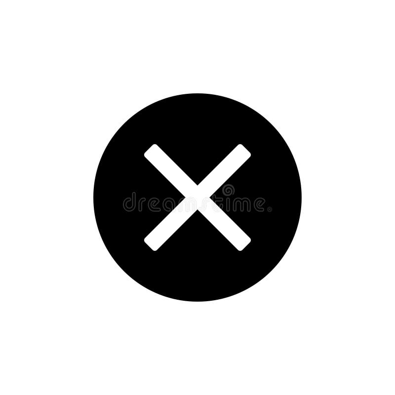 Close Icon. Delete Icon. Remove, Cancel, Exit Symbol Stock Illustration ...