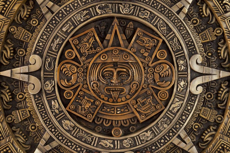 Aztec Calendar stock image. Image of ritual, macro, religious - 4716909