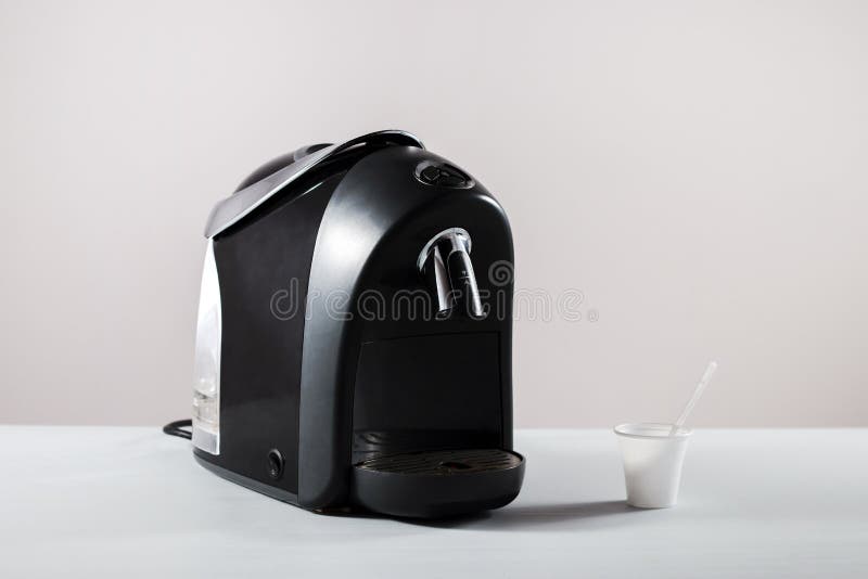 Modern coffee machine stock image. Image of isolated - 105971605