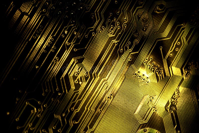 Computer circuits stock photo. Image of micro, motherboard - 105980710