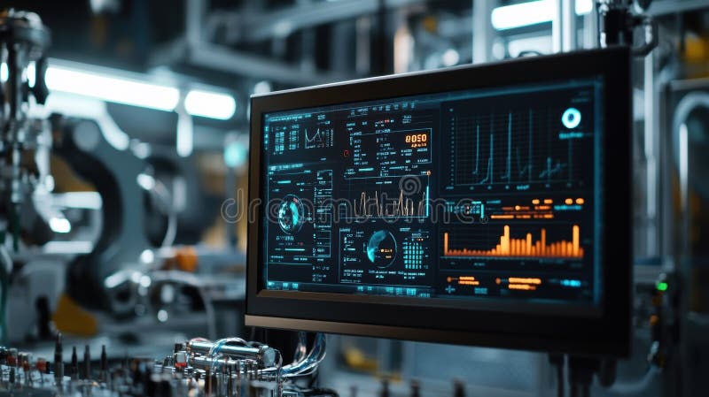 A Close View of a Digital Dashboard Displaying Data from Various ...