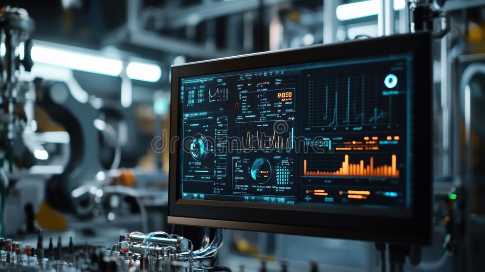 A Close View of a Digital Dashboard Displaying Data from Various ...
