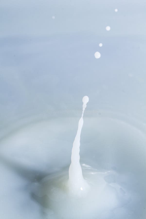 Milk droplet stock photo. Image of reflection, shape - 105949448