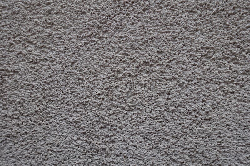 Close View of Dusty Wall with Coarse Gray Roughcast Finish Stock Image ...