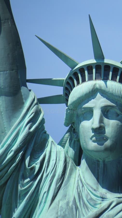 Statue of liberty stock image. Image of statue, head - 119098283