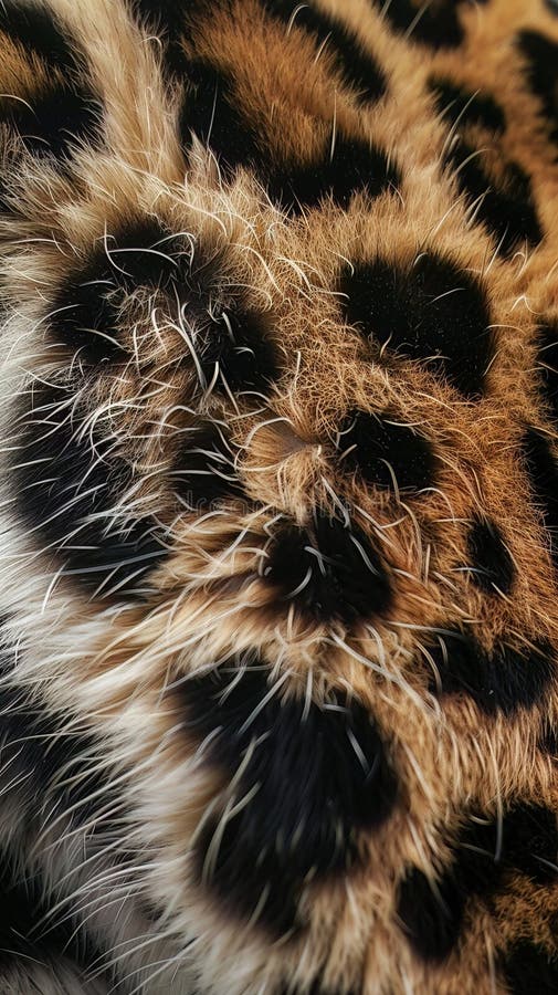 Close View of a Jaguar Coat Highlighting the Rosette Patterns and ...