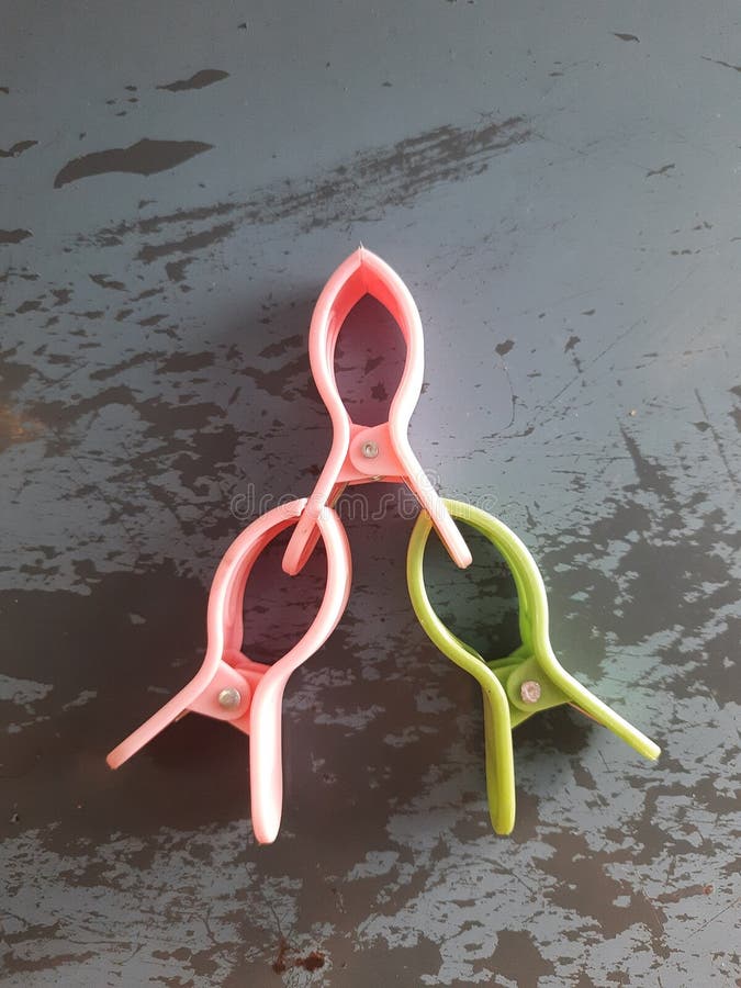 Laundry plastic clips stock image. Image of petal, font - 231613123