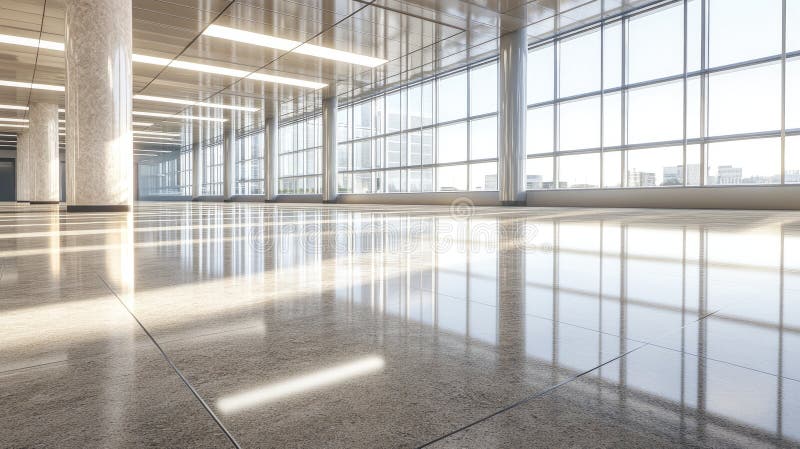 A Close View of a Marble Column in an Office Setting Highlights Its ...