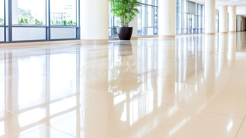 A Close View of a Marble Column in an Office Setting Highlights Its ...
