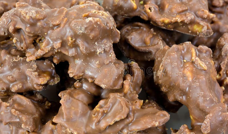 Chocolate Nut Clusters stock image. Image of comfort - 60768673