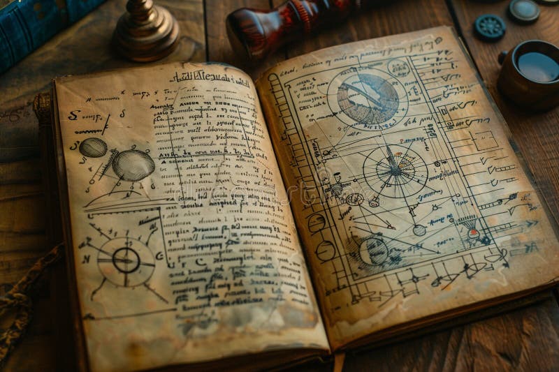 Ancient Science Flowchart stock illustration. Illustration of ...