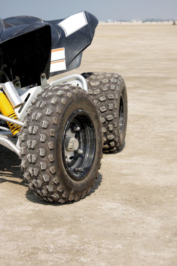 Close View of the Rear Desert Scooter Stock Photo - Image of machine ...