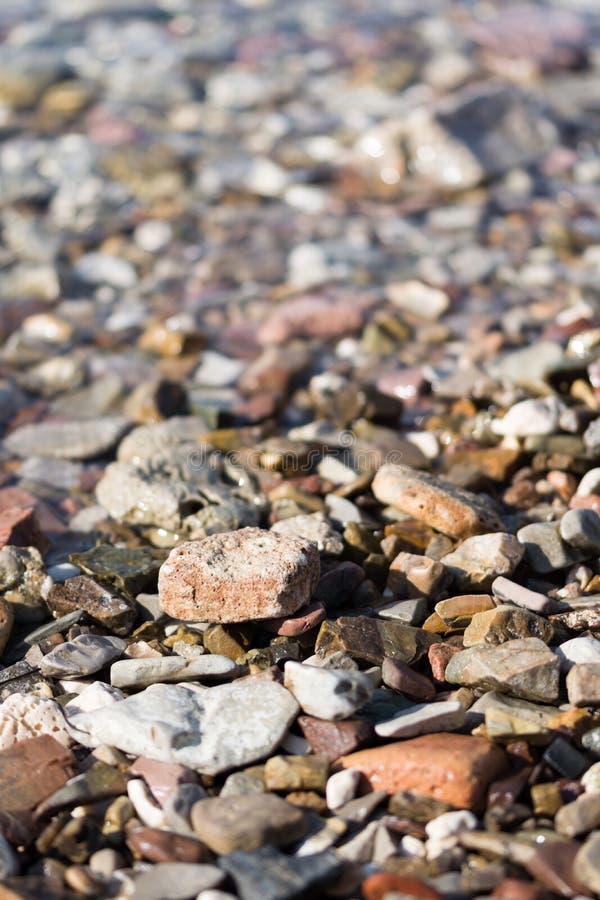 Close View of Small Rocks on the Sea Beach Stock Photo - Image of ...