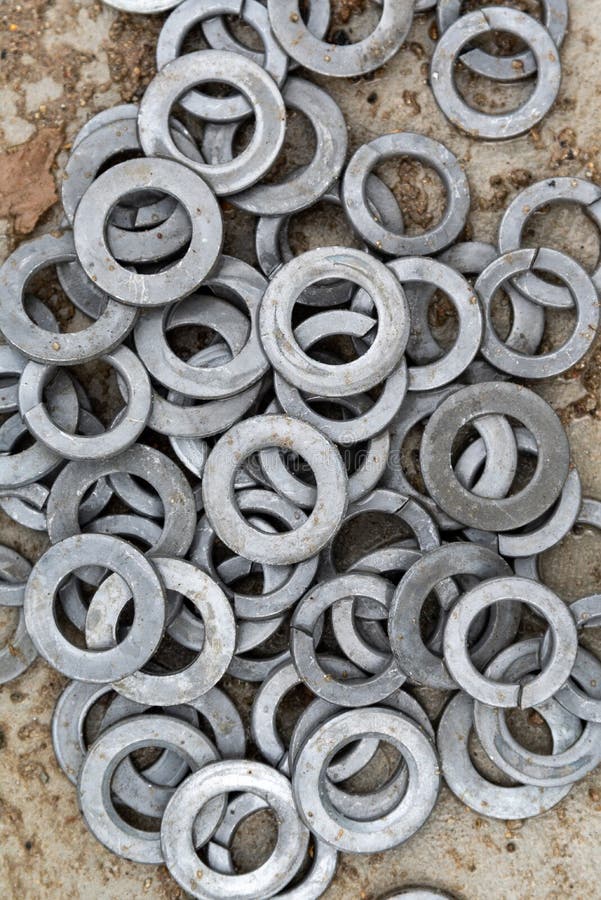 Stack of nuts stock image. Image of macro, hardware - 119658841