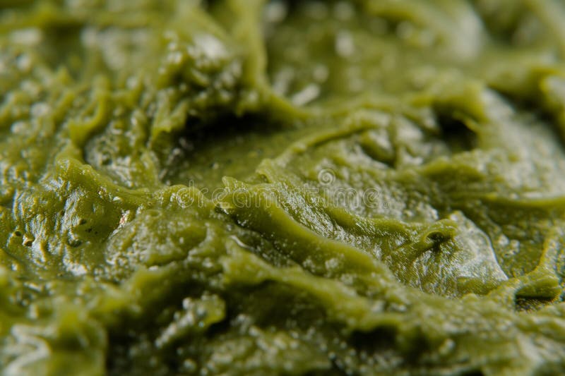 Close View of Thick Algae Paste Ready for Processing Stock Image ...