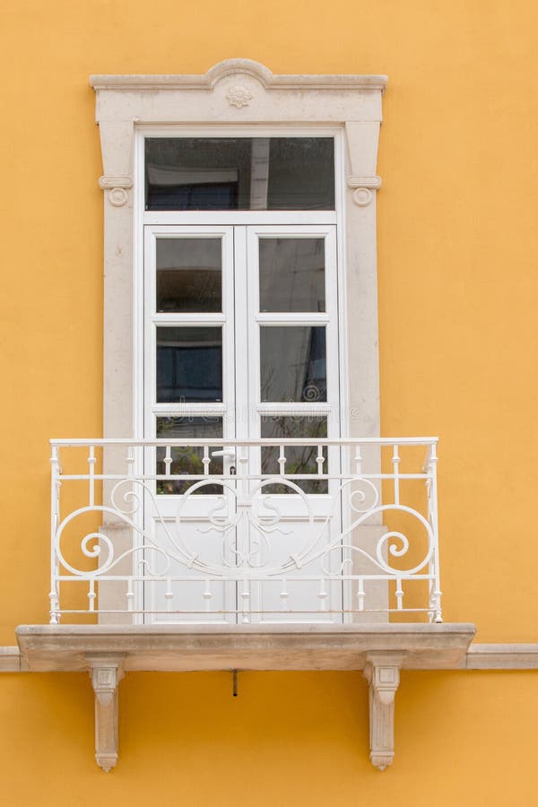 Typical Window of Portuguese Houses Stock Image - Image of housing ...