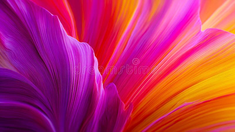 Close View of Vibrant Colors and Textures Resembling Atomic Implosion ...