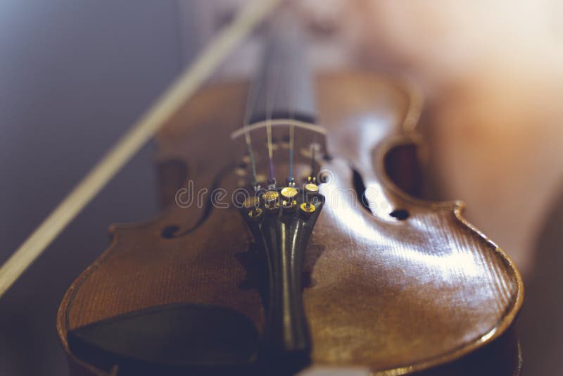 A Violin without Strings Hangs on the Hook Stock Image - Image of ...