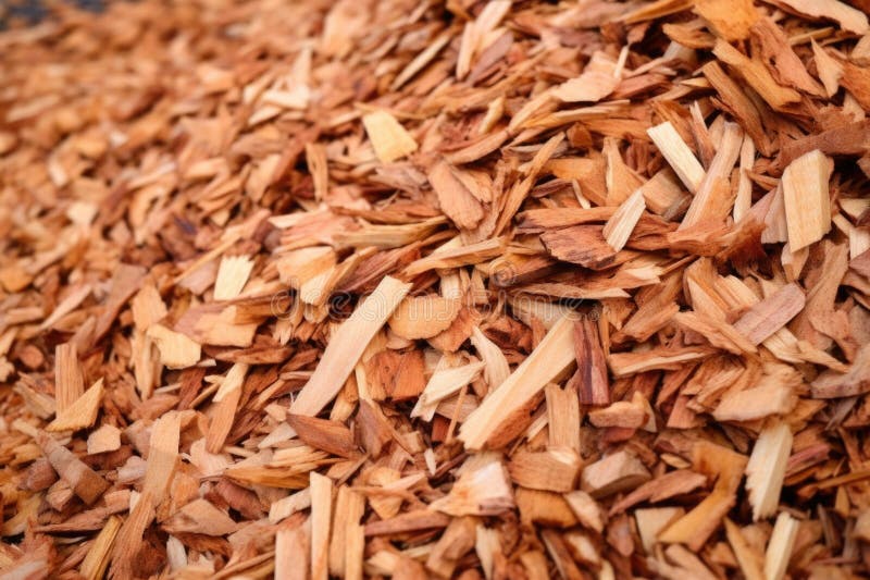 Close View of Wood Chippings for Distillation Stock Photo - Image of ...