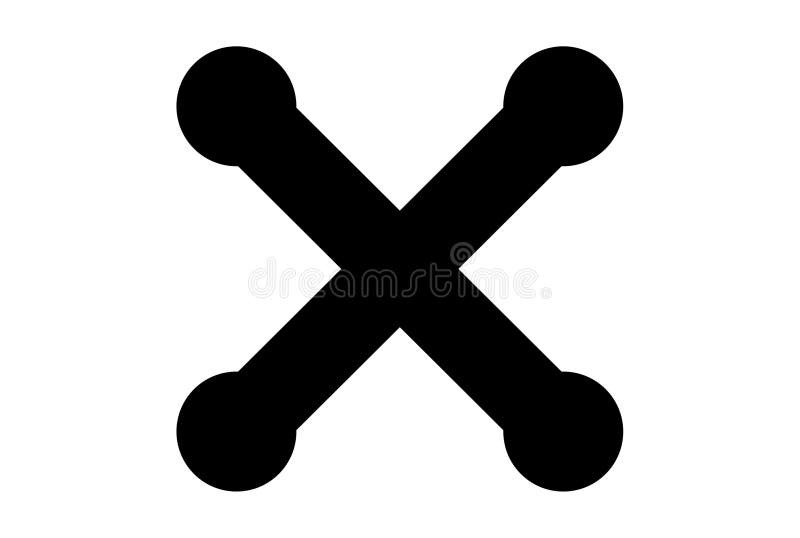 Close Web Icon Black Cross X Symbol App Sign Art Stock Illustration ...