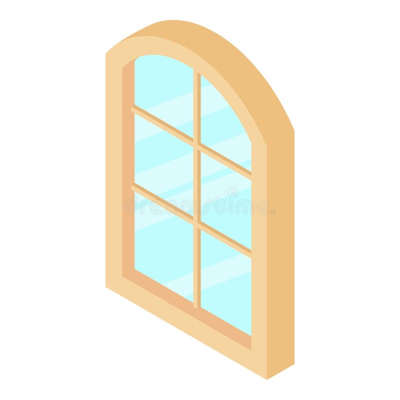 Close Window Frame Icon, Isometric 3d Style Stock Vector - Illustration ...