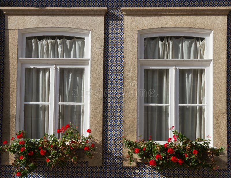 Close windows outside stock photo. Image of view, facade - 169374284